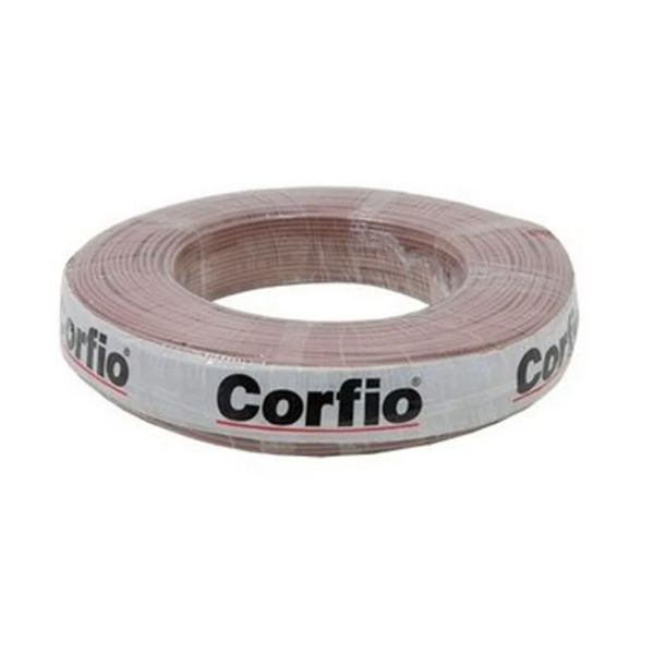 Rolo com 100m de Cabo de Cobre 750V 4mm² Marrom - Corfio