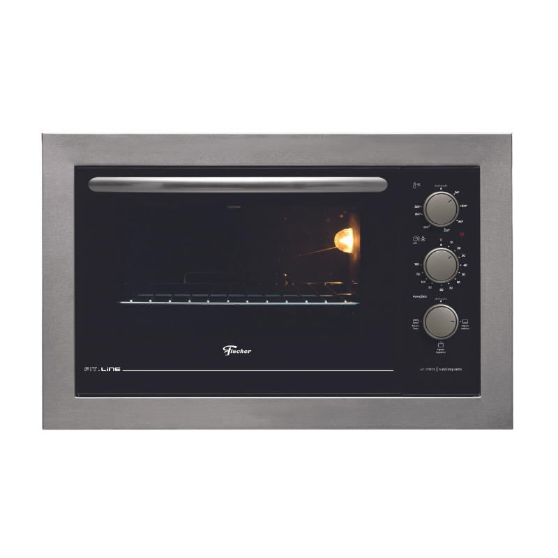 Novidade: Forno Elétrico de Embutir Fit Line 48L Inox Fischer