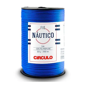 Fio Náutico Círculo - 5mm - 500g - 2829 - Azul Bic