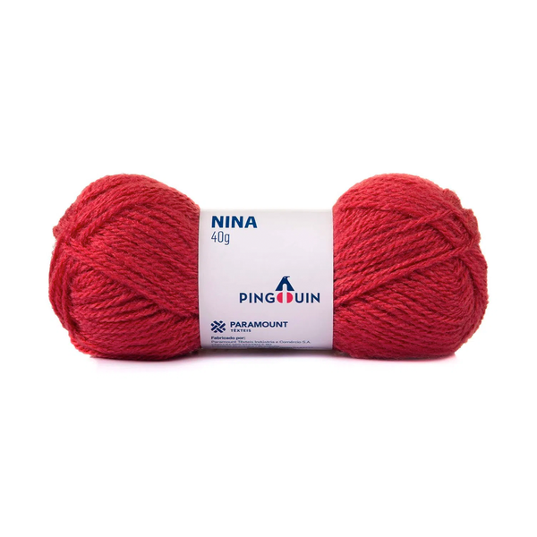 Fio Linha Lã Nina Pingouin - 40g - 3322 - Acerola