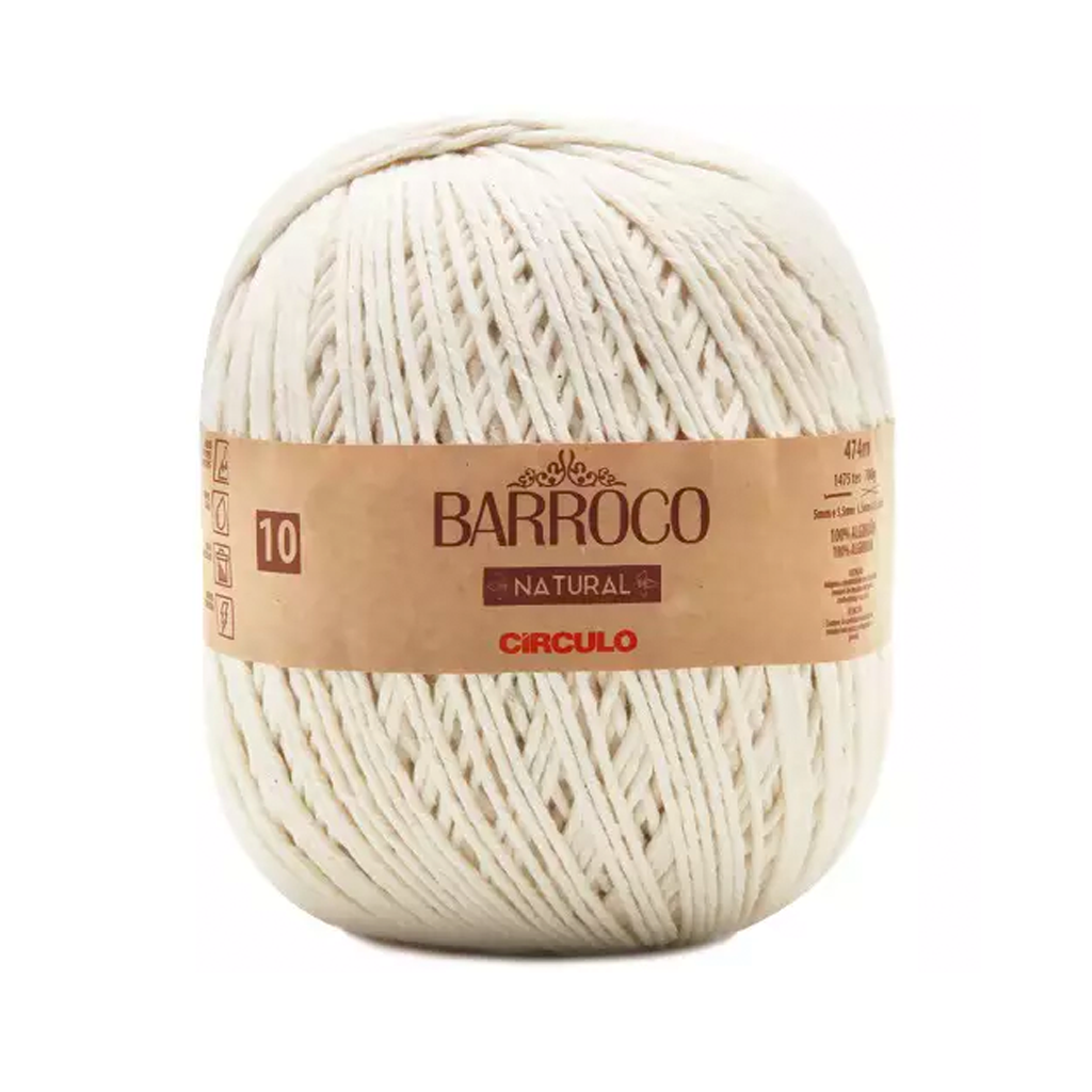 Fio Linha Barroco Natural Circulo - 700g