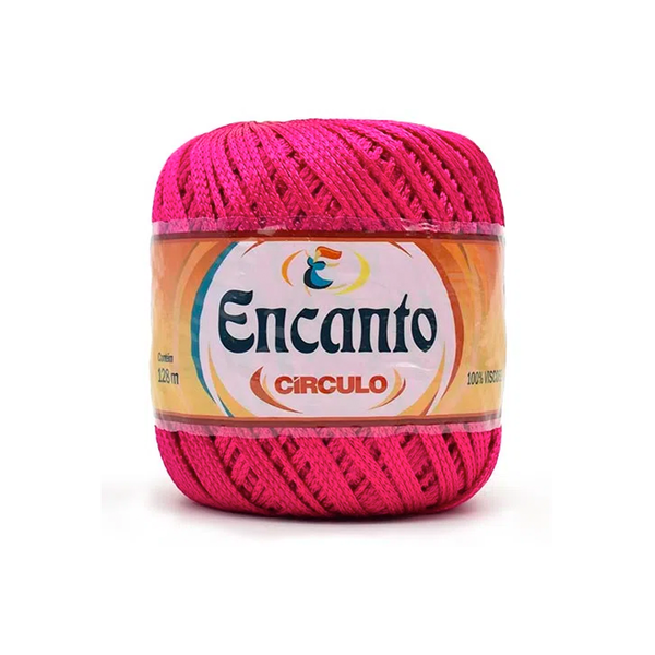 Fio Linha Encanto Slim Círculo - 100g - 3754 - Rosa Pink