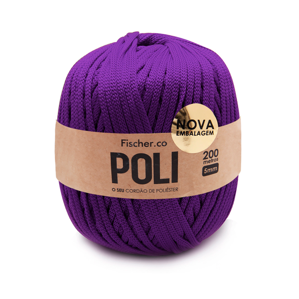 Fio Poli 5mm Fischer - 709 - Roxo