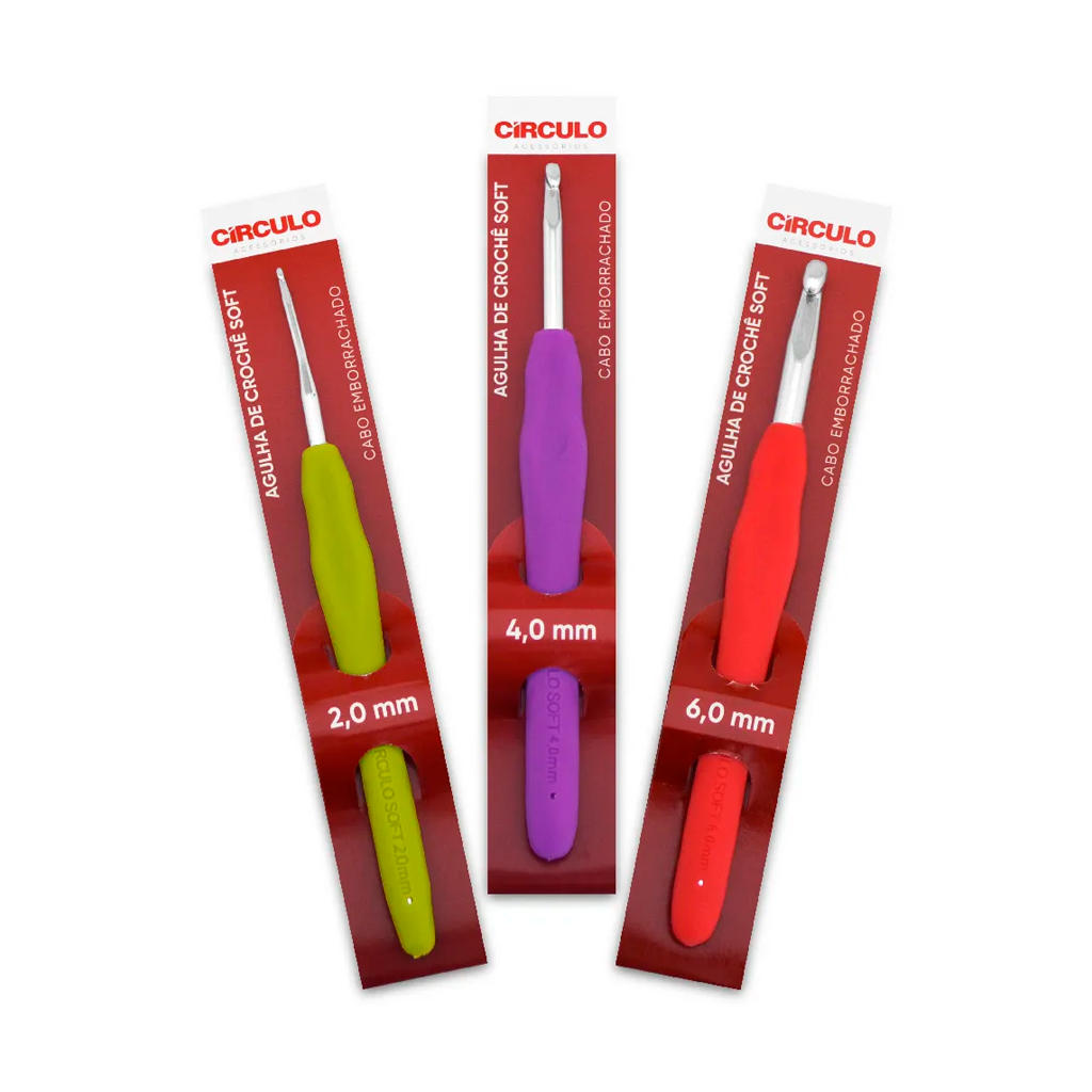 Agulha para Crochê Soft Círculo 1.5mm