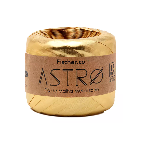 Fio de Malha Metalizado Astro Fischer - 55 - Ouro