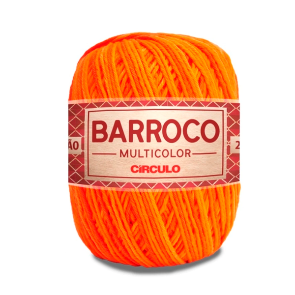 Fio Linha Barroco Multicolor - no. 6 - 200g 9218 - Calêndula