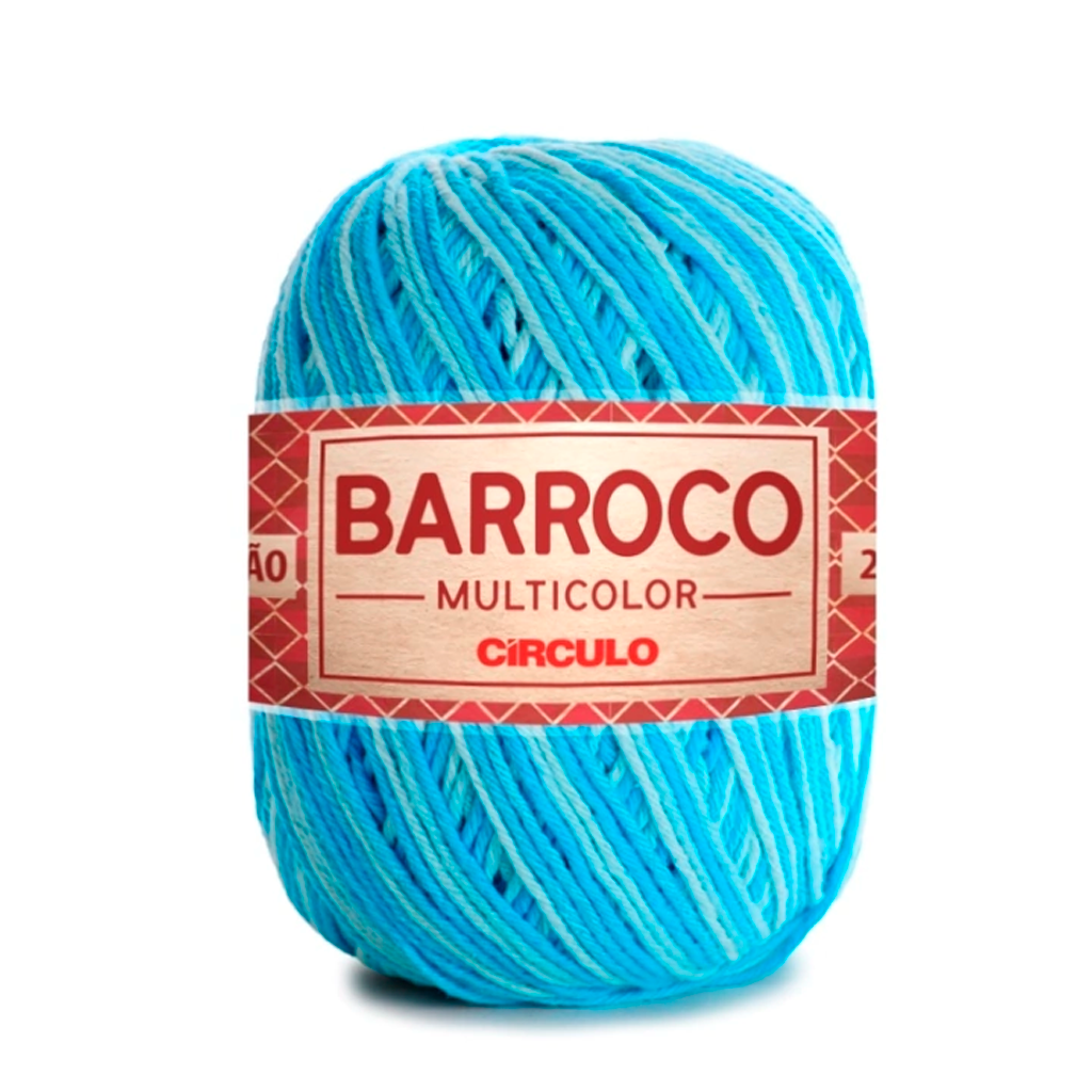 Fio Linha Barroco Multicolor - no. 6 - 200g - 9113 - Cascata