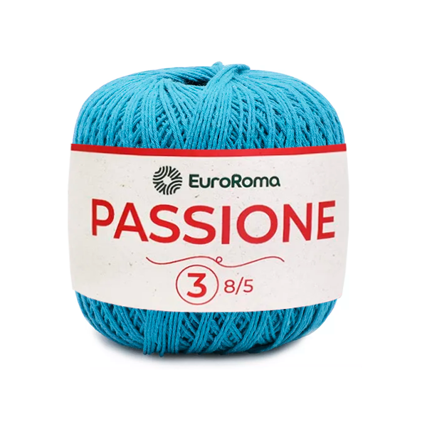 Fio Linha Passione - 8/5 - 150g - 901 - Azul Piscina