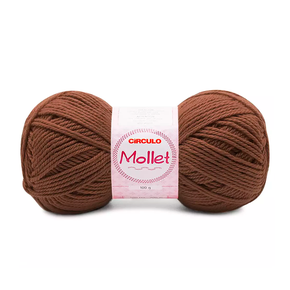 Fio Linha Lã Mollet Círculo - 100g - 7655 - Cravo