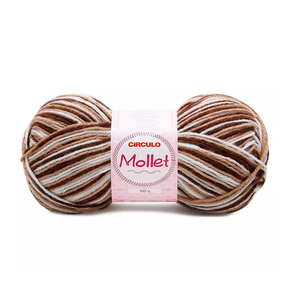 Fio Linha Lã Mollet Círculo - 100g - 9687 - Caravela