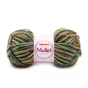Fio Linha Lã Mollet Círculo - 100g - 9603 - Salgueiro
