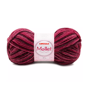 Fio Linha Lã Mollet Círculo - 100g - 9213 - Malbec