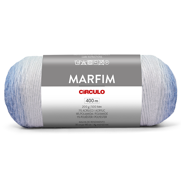 Fio Linha Lã Marfim Círculo - 200g - 9007 - Celestial