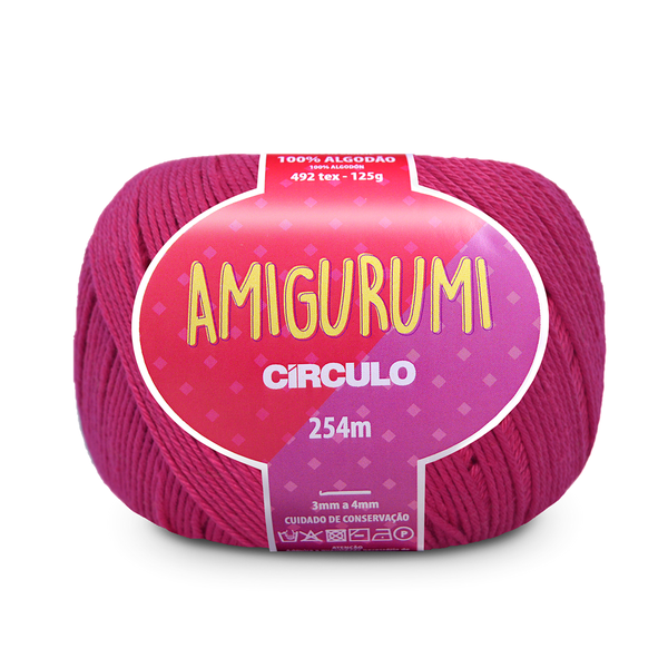 Fio Linha Amigurumi Círculo - 125g - 3754 - Rosa Pink