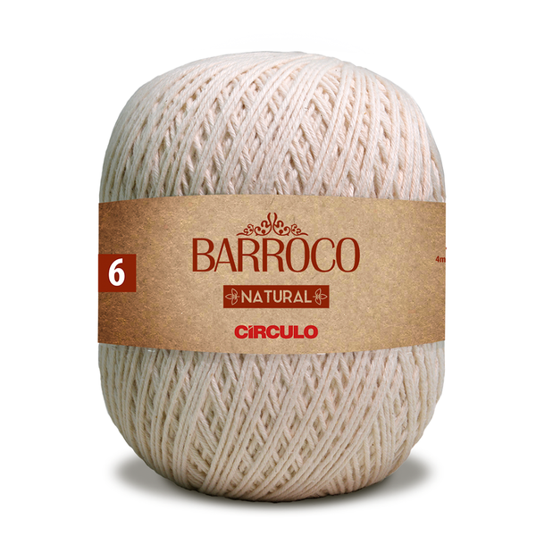 Fio Linha Barroco Natural Círculo - 400g