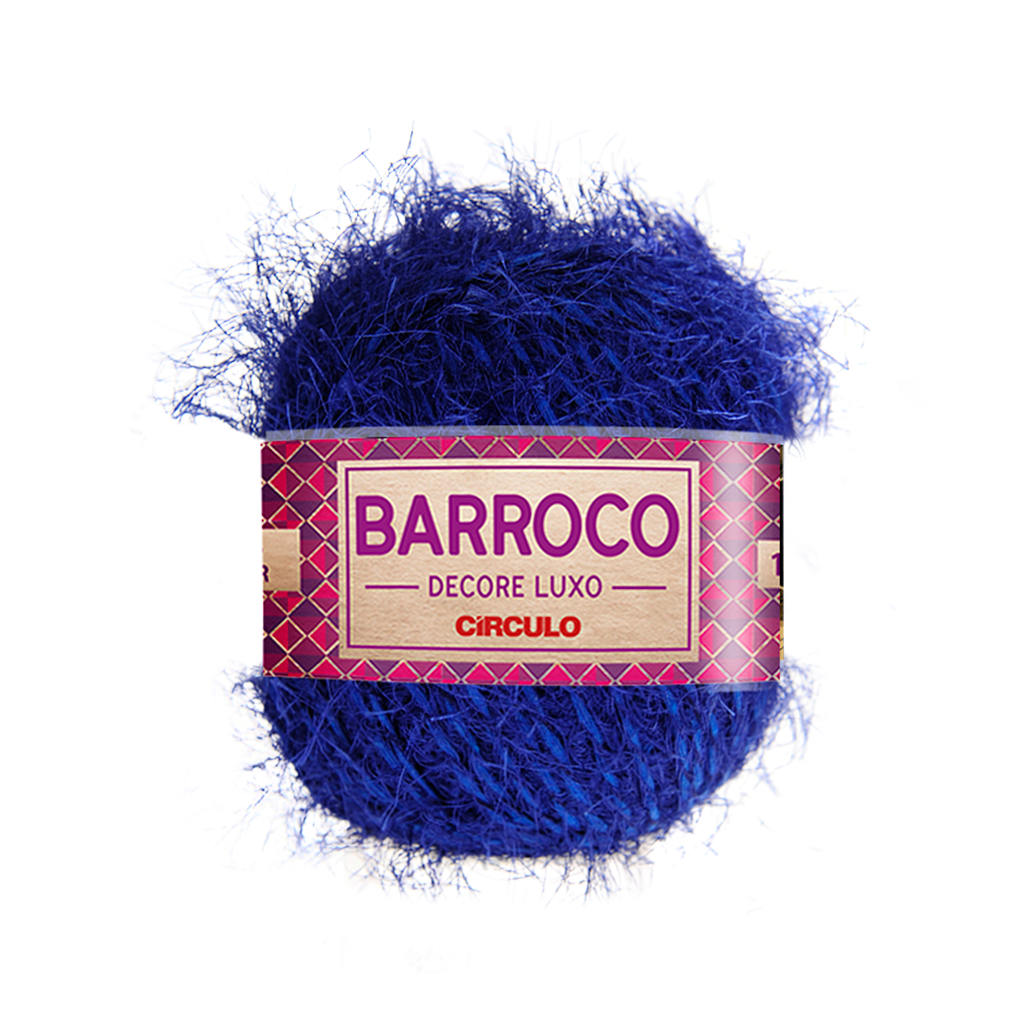 Fio Linha Barroco Decore Luxo - 280g - 200 - Azul Bic