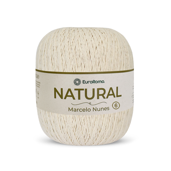 Fio Barbante Euroroma Natural Marcelo Nunes 6 - 700g
