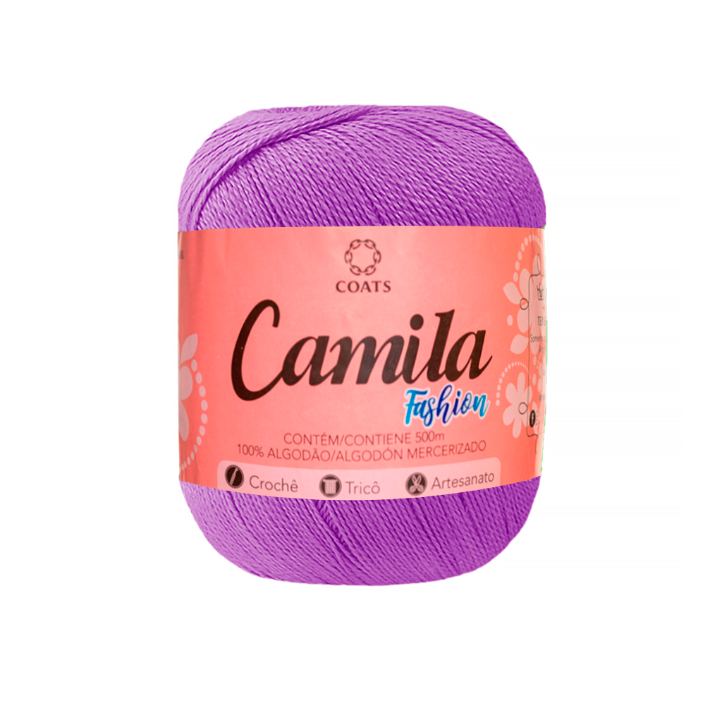 Fio Linha Camila Fashion 500 - 0110 - Roxo Claro