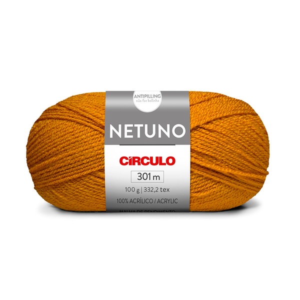 Lã Netuno Círculo - 100g - 1794 - Ocre