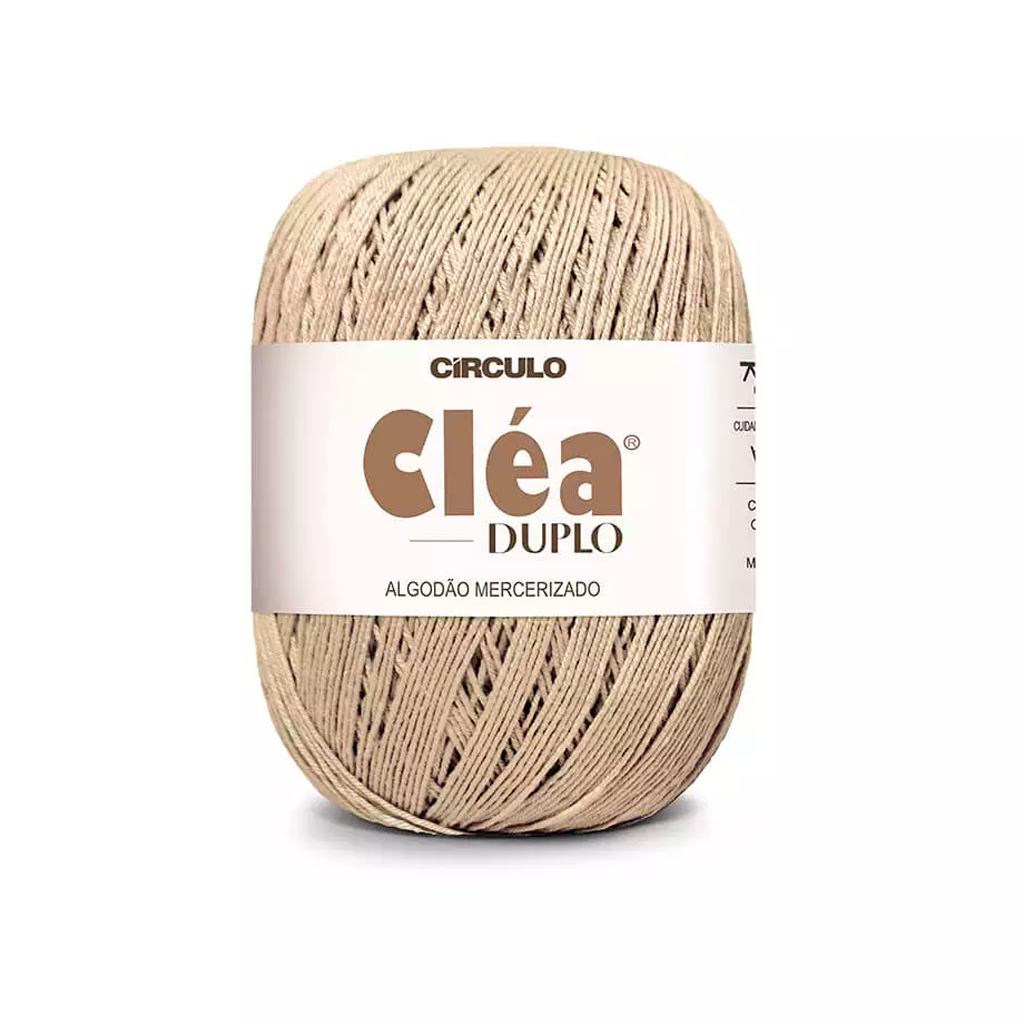 Fio Linha Cléa Duplo Círculo 7650 - Amêndoa