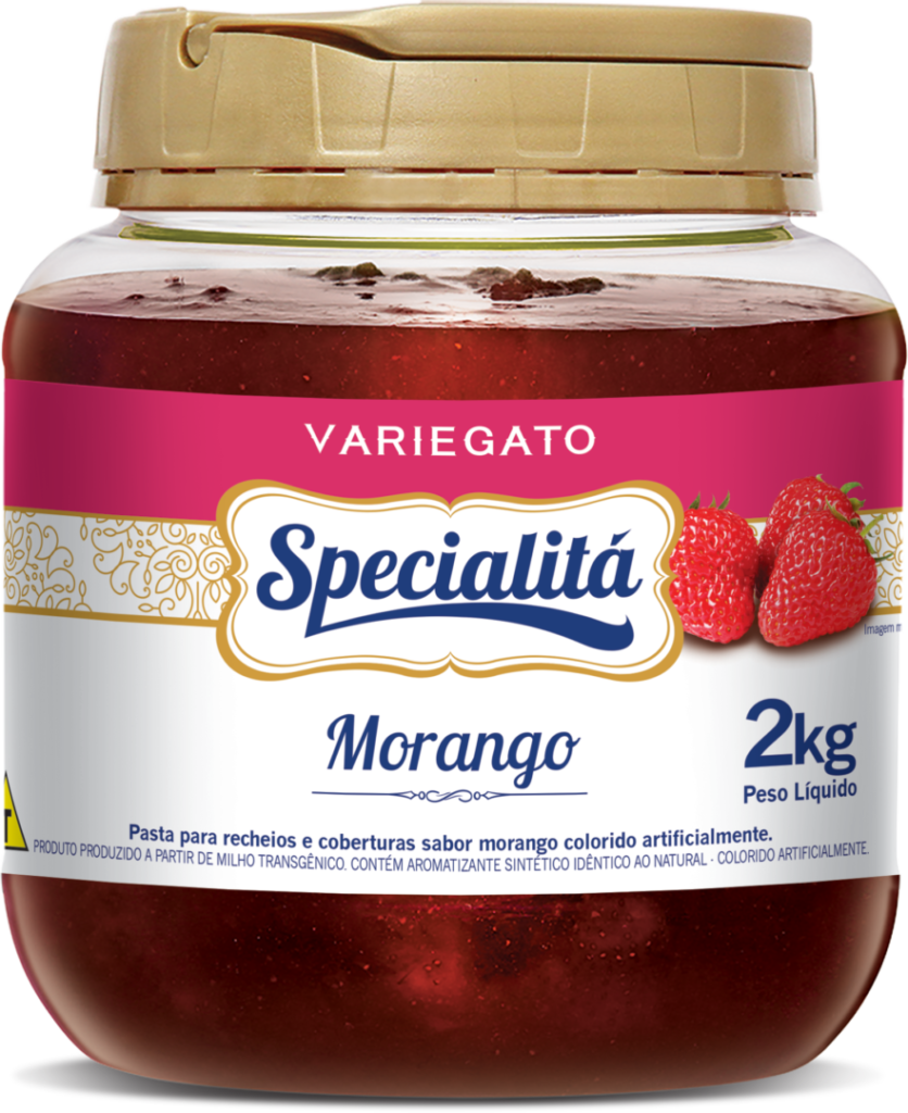 Variegato Sabor Morango 2kg - Duas Rodas