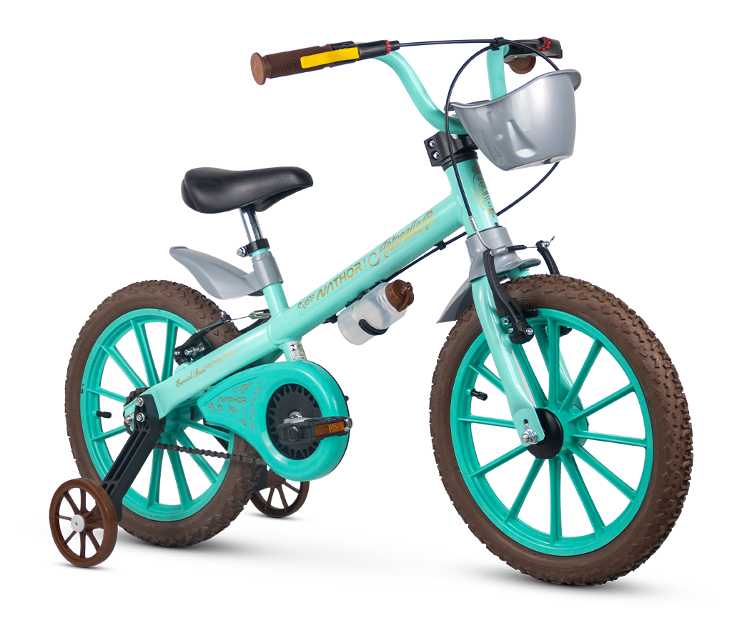 Bicicleta Aro 16 Nathor Antonella Verde - Dárien Bike Shop