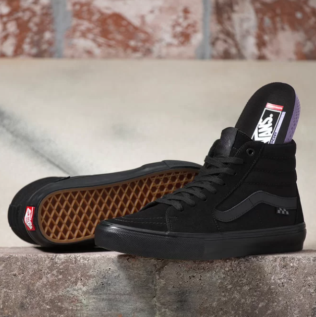 Tênis Vans Skate SK8-Hi Black Black