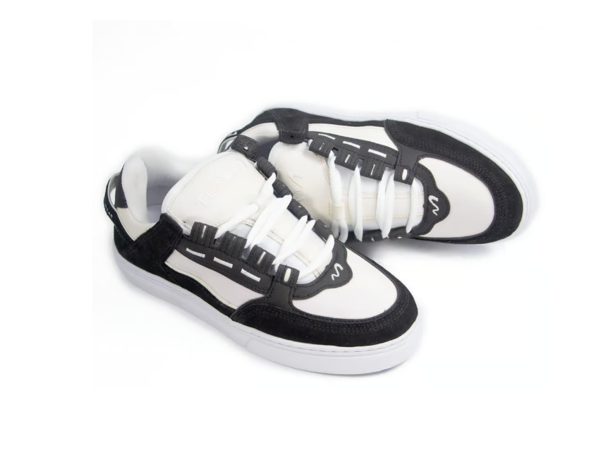 Tênis Tesla Coil Black White UV Rosa