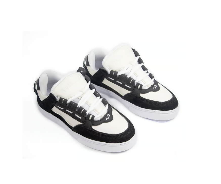 Tênis Tesla Coil Black White UV Rosa