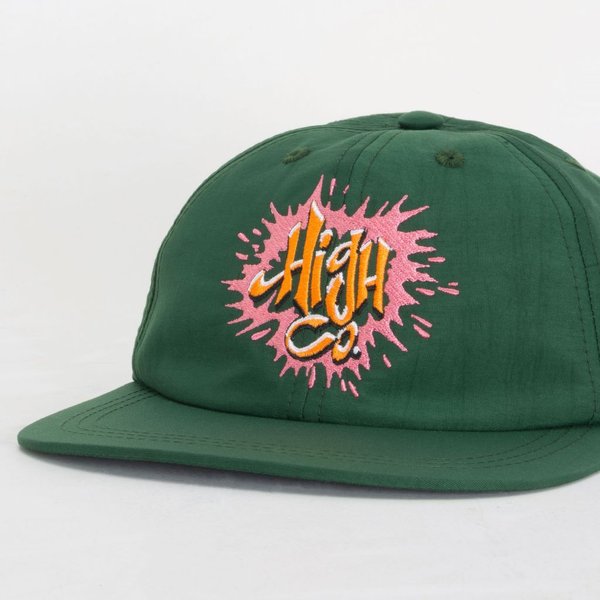 Boné High 6 Panel Wildstyle Green