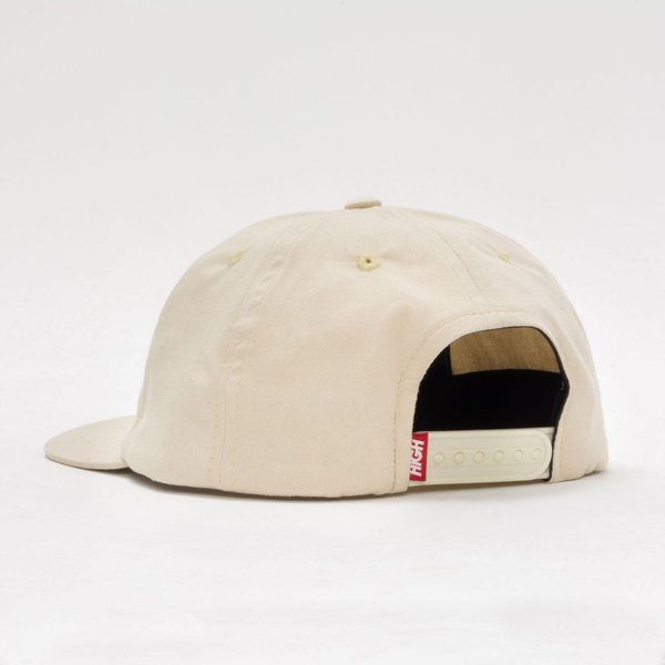 Boné High 6 Panel Bones Beige