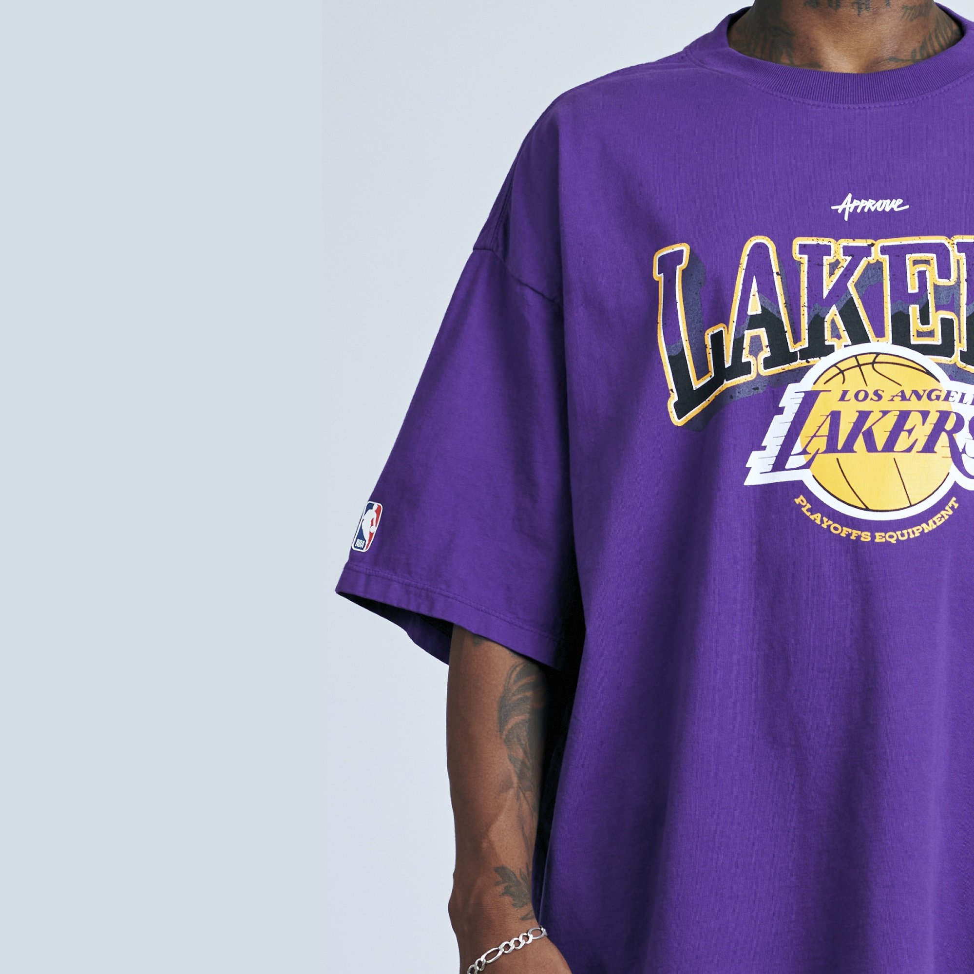 Camiseta Approve x NBA Lakers Basic Roxo