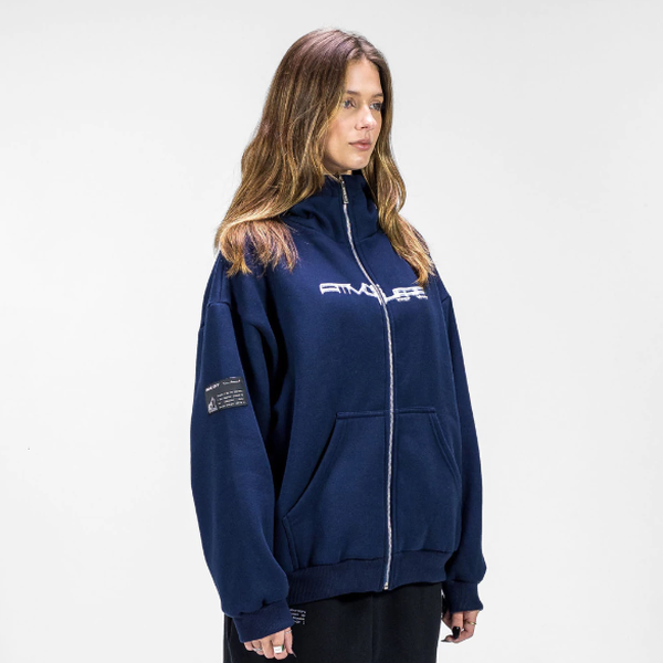 Moletom Take-Off Atmosphere Navy Zip