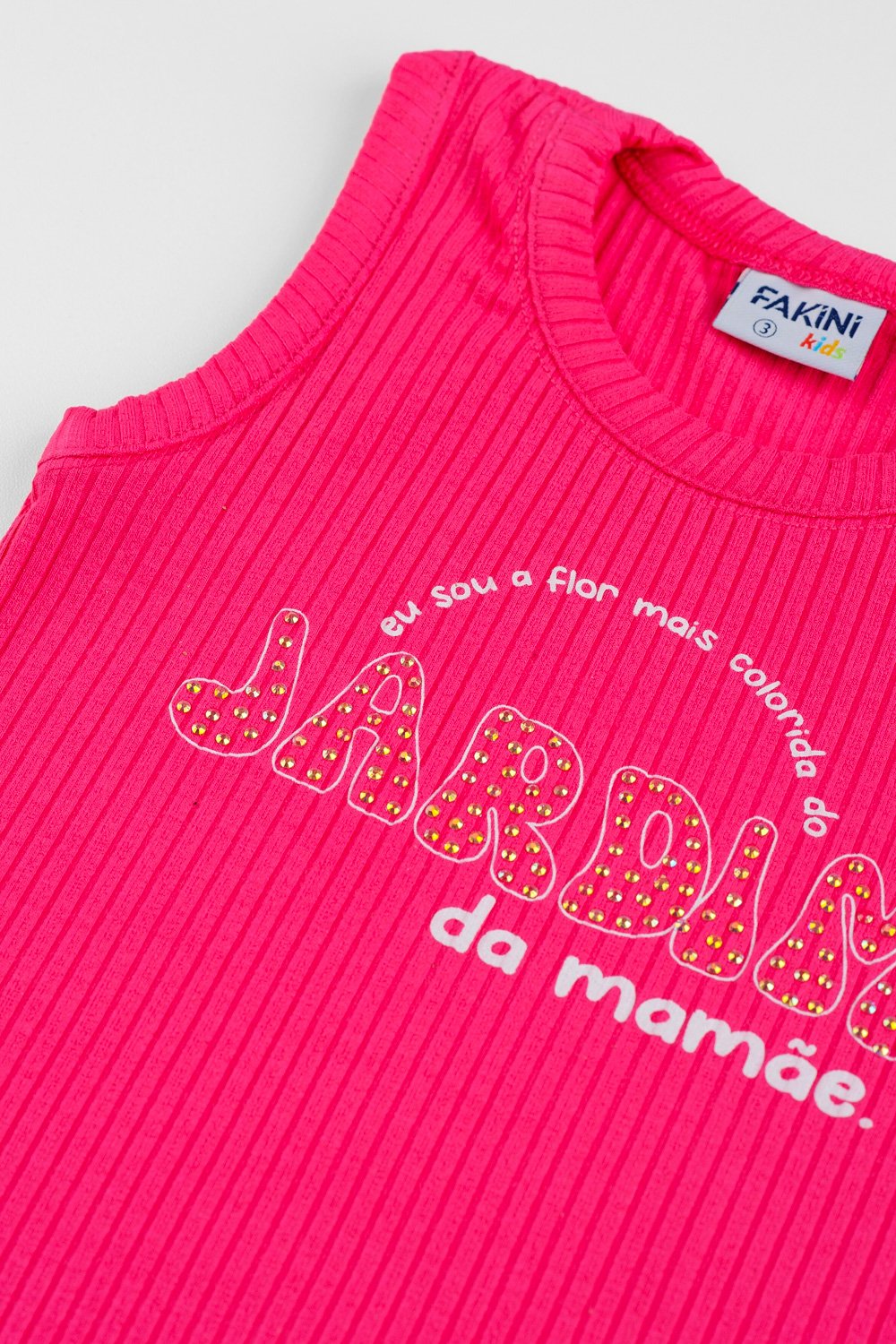 Conjunto Fakini Infantil Menina Jardim da Mamãe Pink