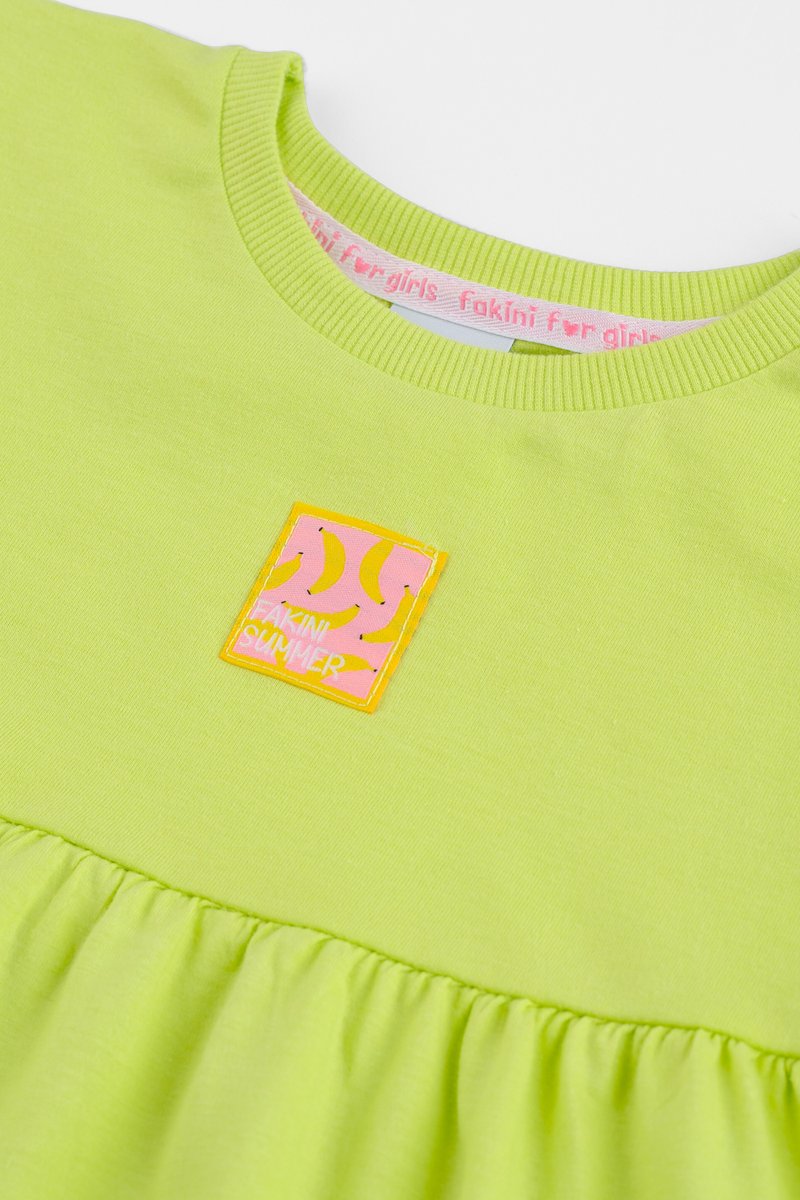 Conjunto Fakini Infantil Menina Frutas Verde