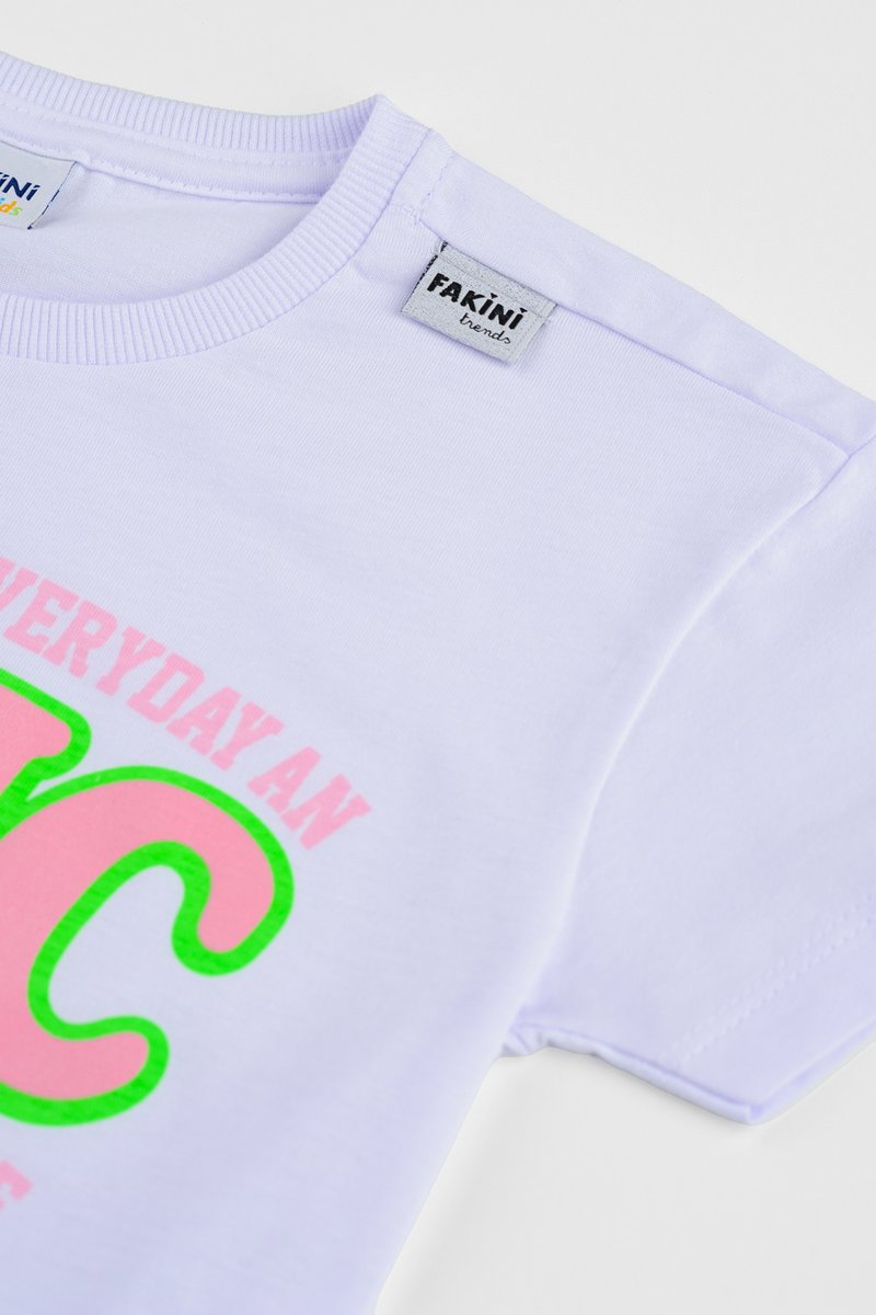 Conjunto Fakini Infantil Menina Magic Branco