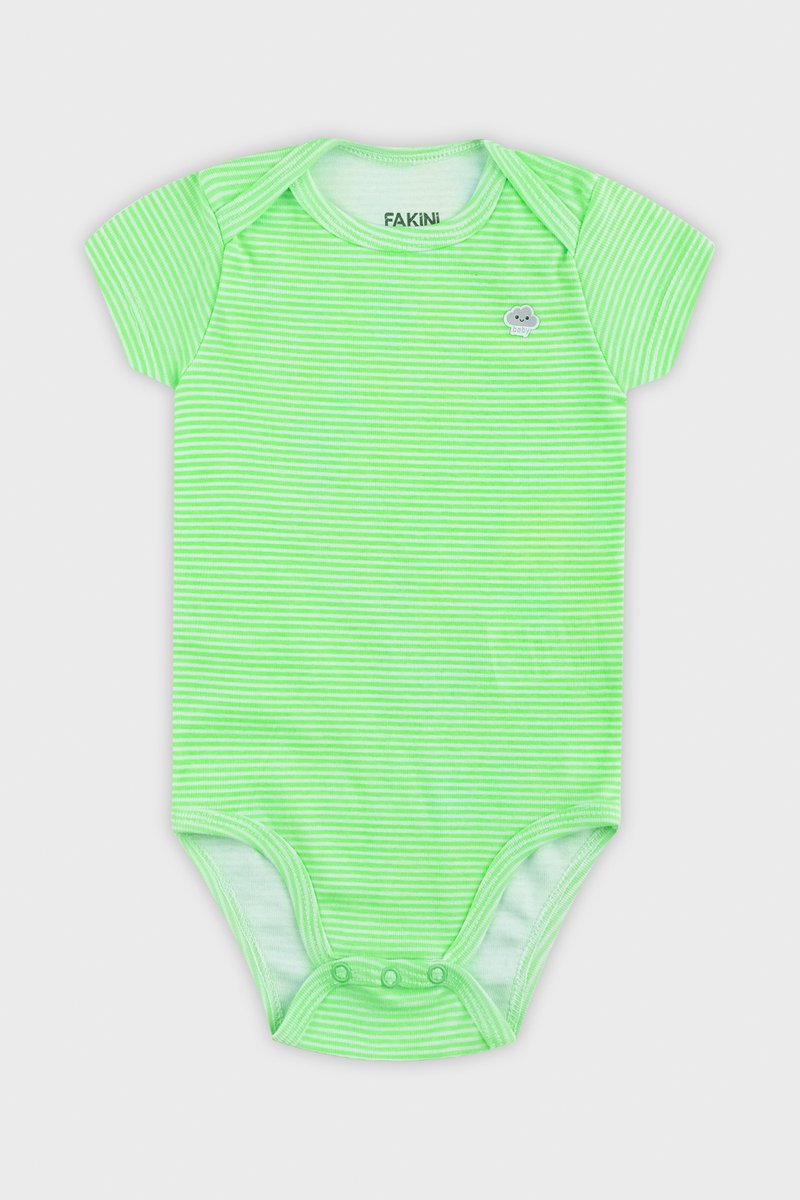 Kit Body Fakini 3 pçs Bebê Menino em Ribana 03