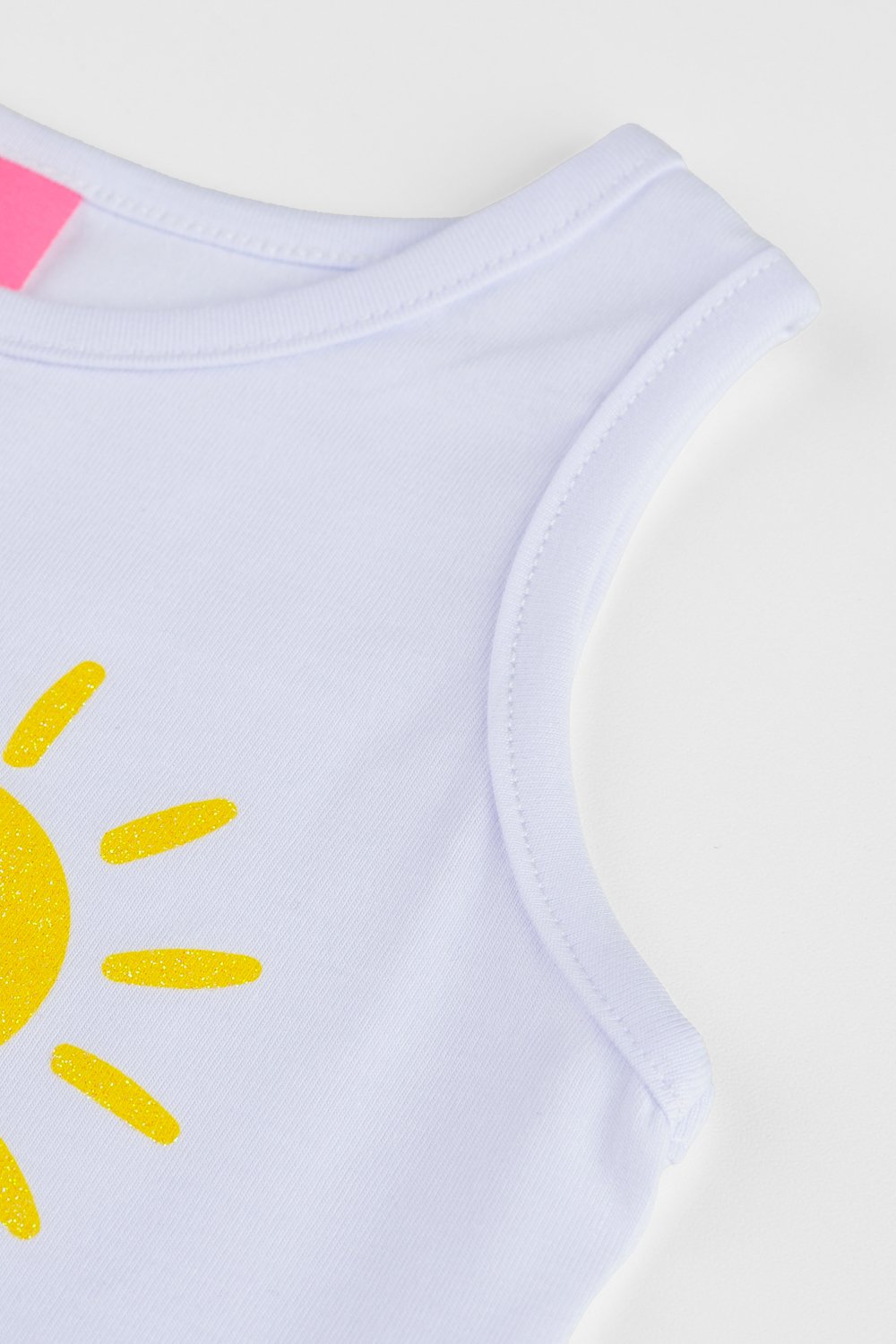 Conjunto Kamylus Infantil Menina Sun Branco