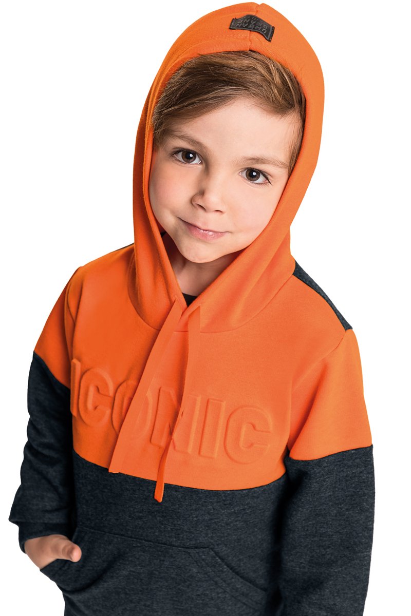 Conjunto Moletom Infantil Menino Iconic Glinny