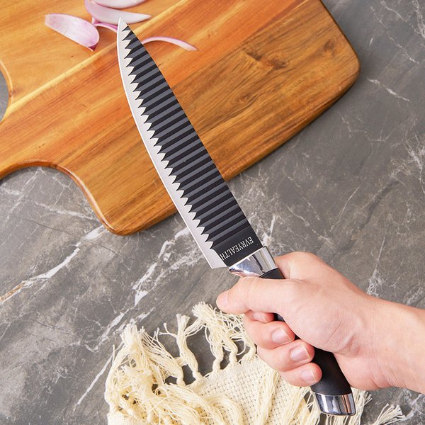 Facas Para Churrasco Profissionais Kit 6 Peças Antiaderentes