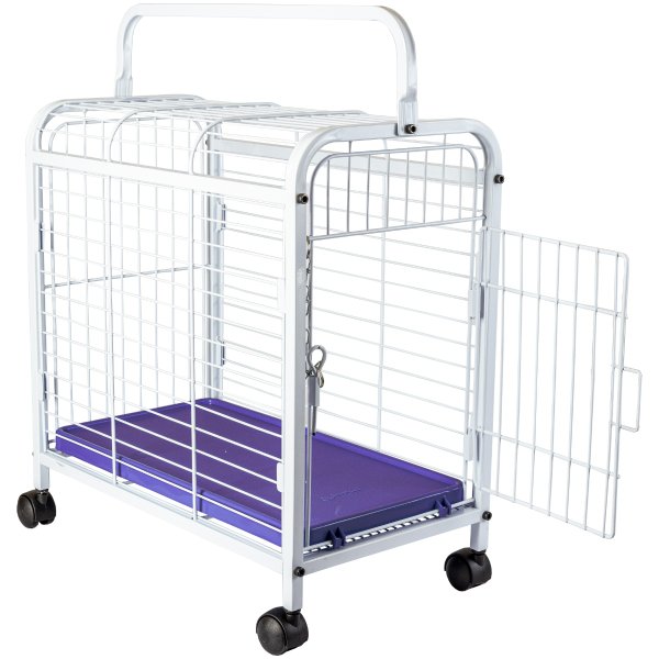 Gaiola de Transporte Leva Pet Branco Multiuso - Lilas