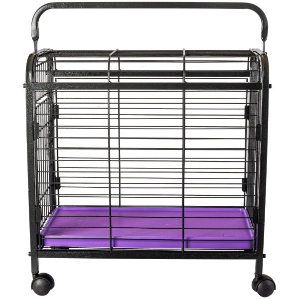 Gaiola de Transporte para Pets Multiuso LEVAPET Black - Lilás