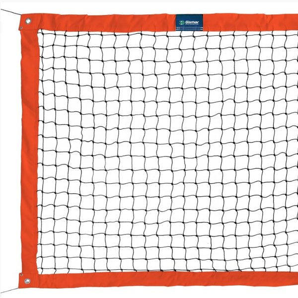 Rede Multiuso Laranja para Beach Tennis, Futevôlei, Vôlei de Praia
