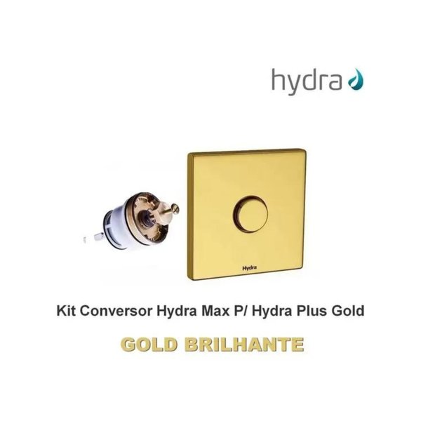 Acabamento Hydra Plus Golden com Kit Conversor Deca
