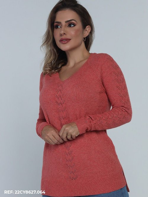 Blusa Feminina Fio Rosa