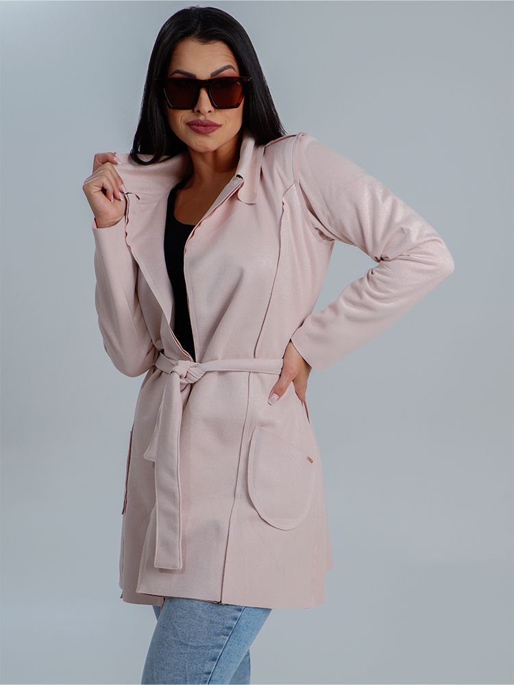 Capa Feminina Camurça Marrom