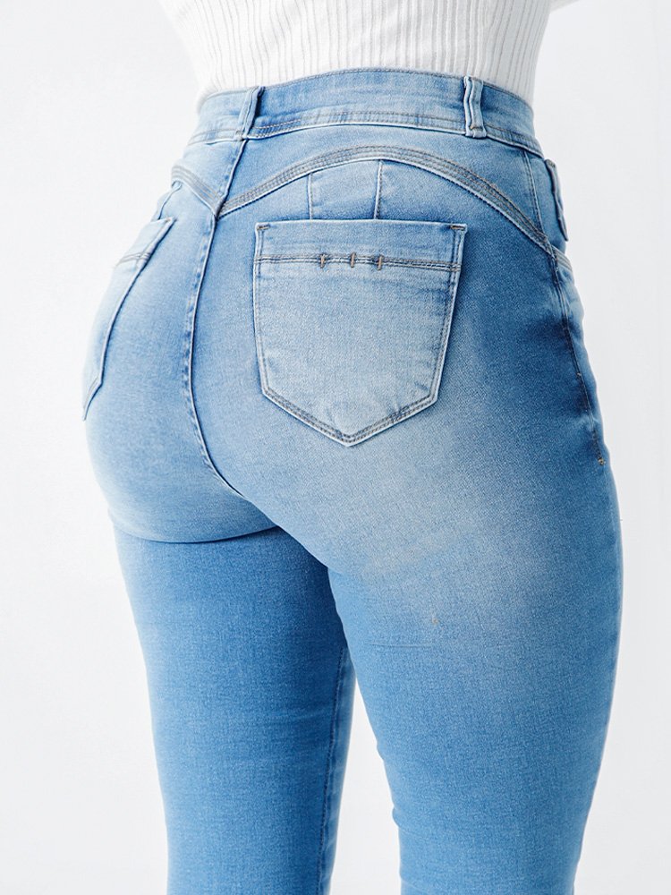CALÇA CIGARRETI FEMININA JEANS