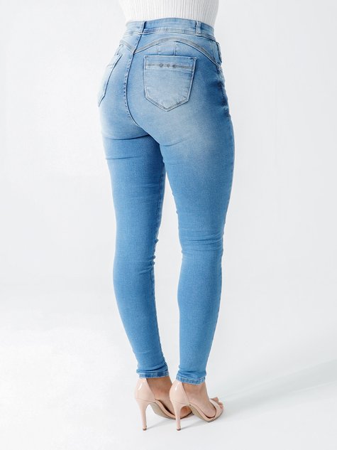 CALÇA CIGARRETI FEMININA JEANS