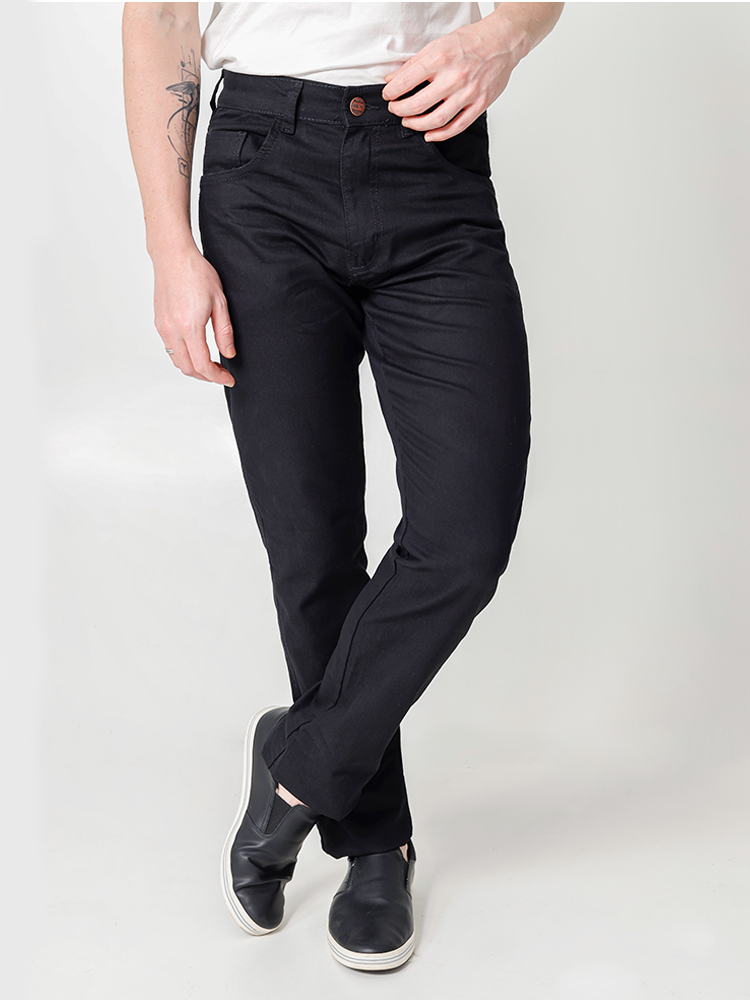 Calça Masculina Jeans Tradicional Calibre Black Plus