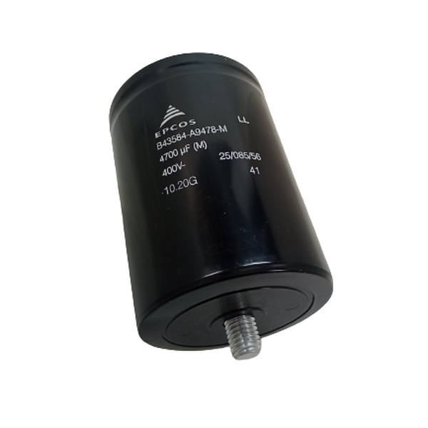 Capacitor Eletr. Pot. Aluminio Paraf. 4700Mf 400V - Elétrica Meurer